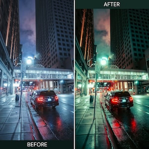 10 Cinematic Night Luts for Color Grading,cinematic Luts,movie Luts ...