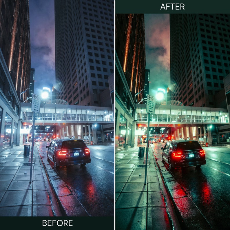 10 Cinematic Night Luts for Color Grading,cinematic Luts,movie Luts ...