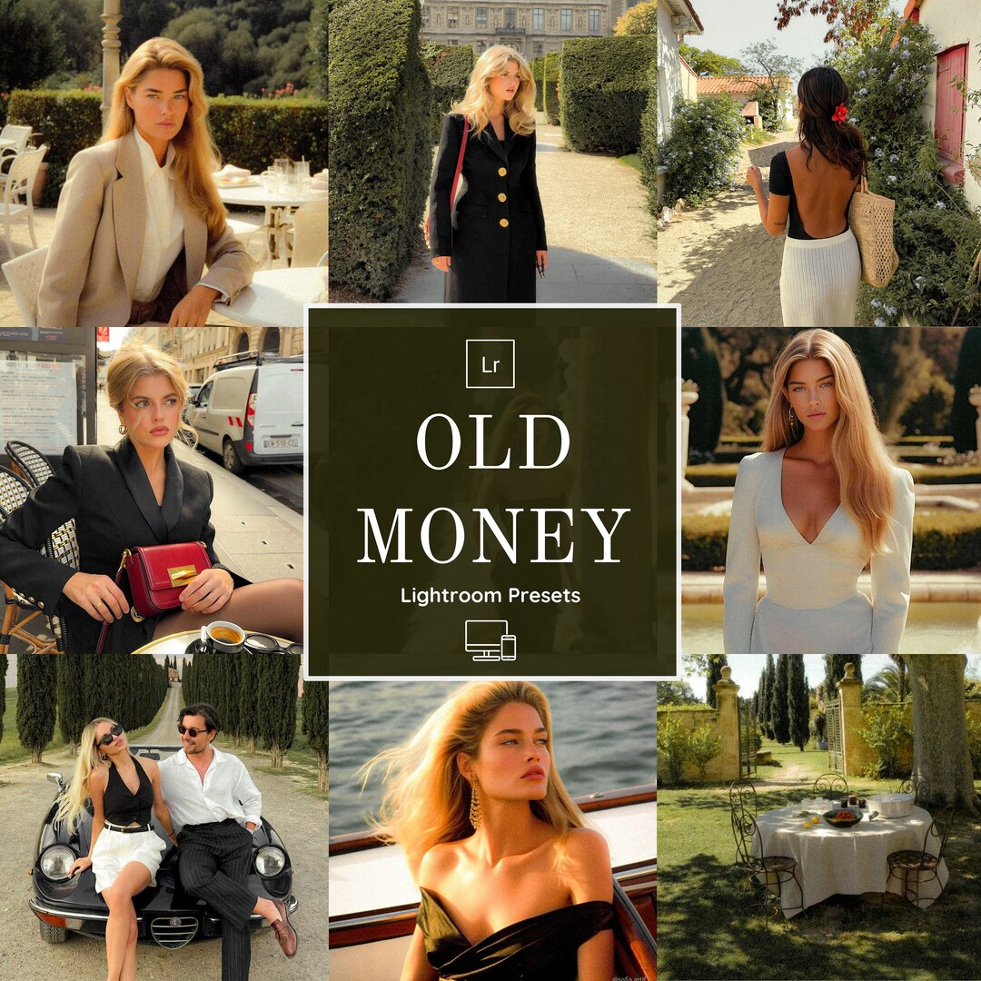 10 Old Money Mobile & Desktop Lightroom Presets,old Money Aesthetic ...