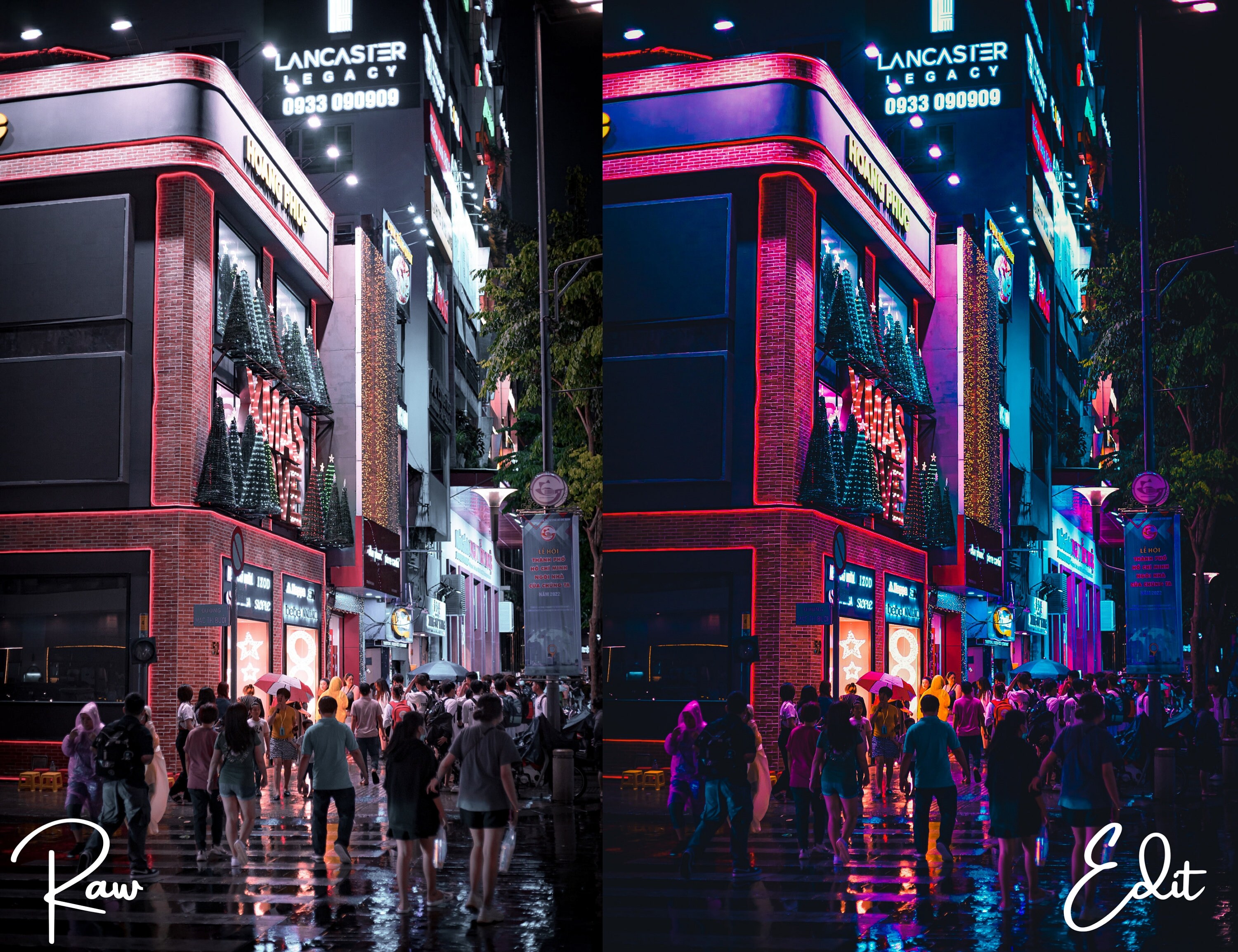 10 CINEMATIC Night Lightoom Mobile & Desktop Presets,cinematic Presets ...