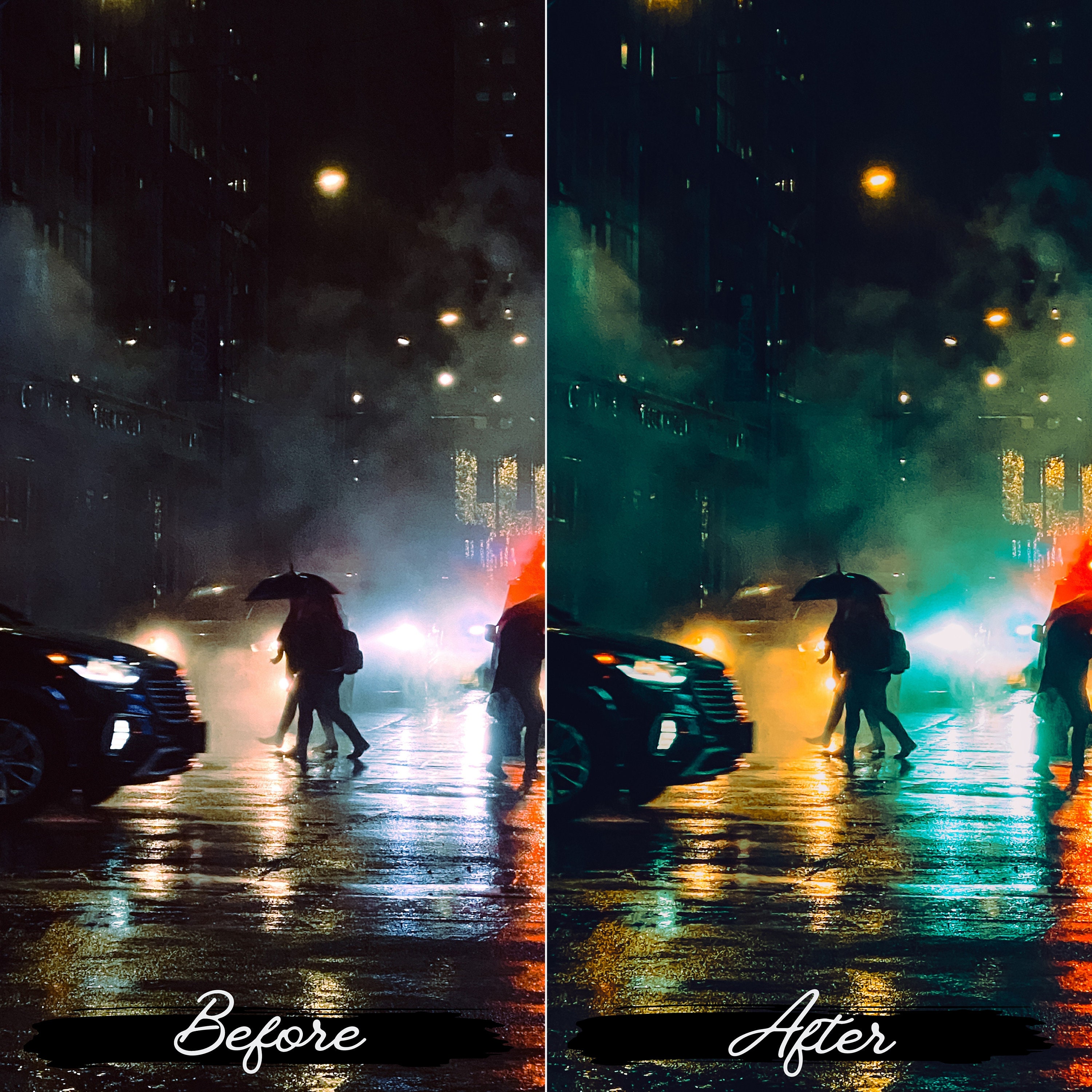 10 Cinematic Urban Night Lightroom Presets,cinematic Film Lightroom ...