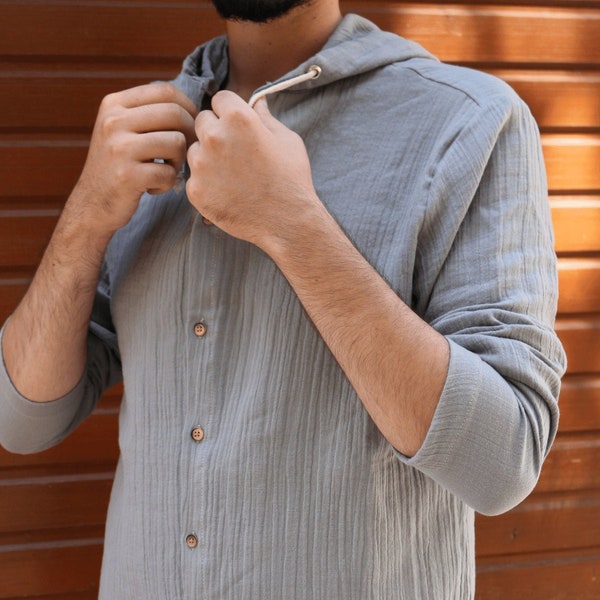 Mens Muslin Shirt - Etsy