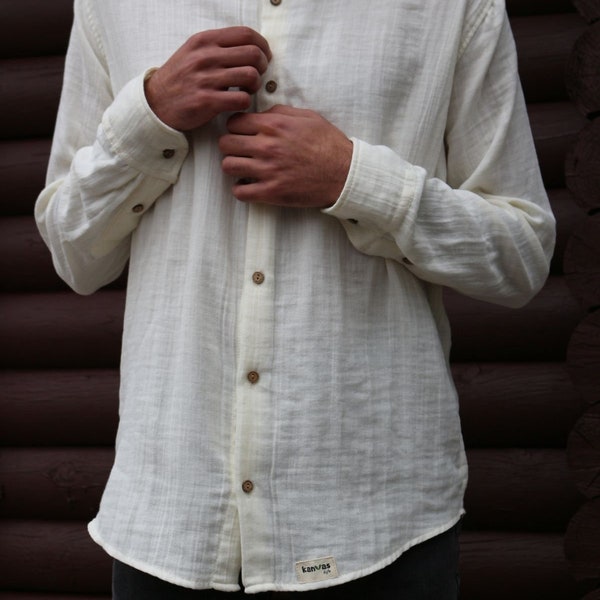 Mens Muslin Shirt - Etsy