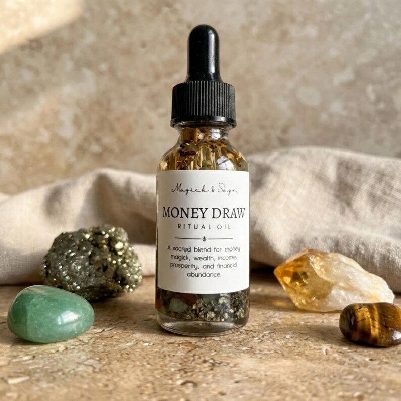 Money Draw Ritual Oil - Wealth Prosperity, Finances, Income - Etsy