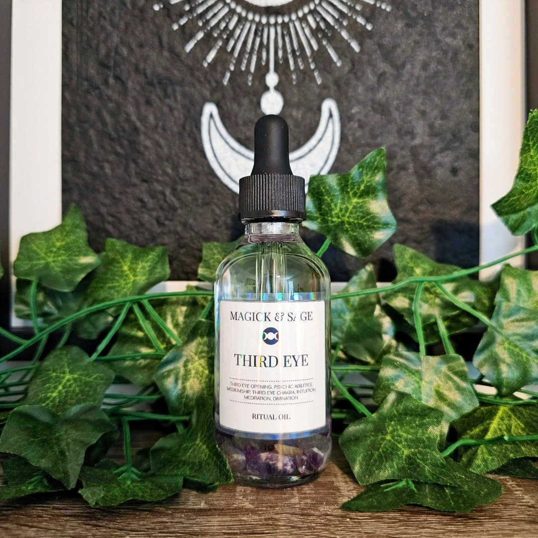 Third Eye Anointing Oil - Third Eye Opening, Psychic Abilities ...