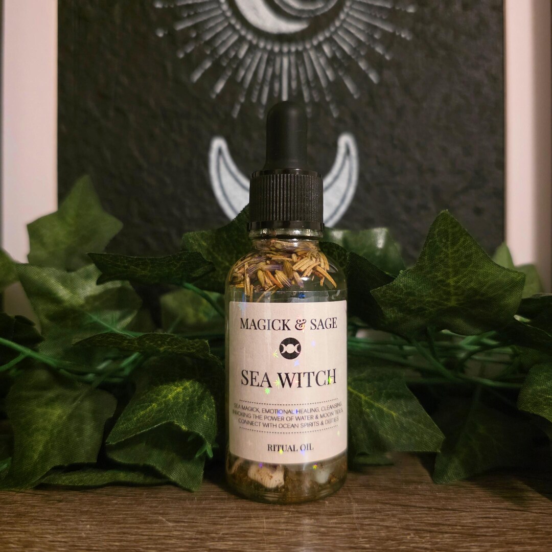 Sea Witch Oil - Ocean Rituals, Sea Magick, Moon Work, Intuition ...
