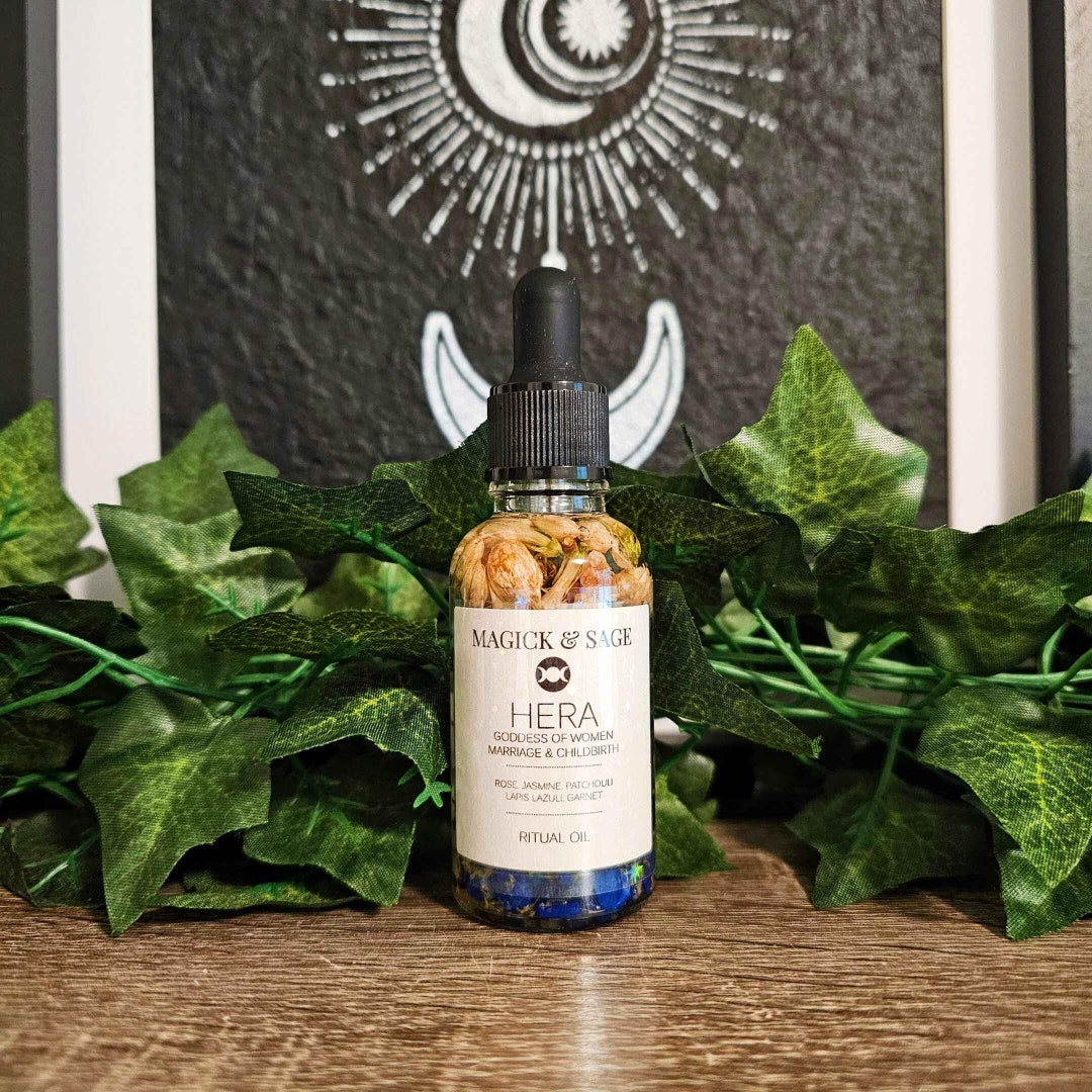 Hera Goddess Oil - Work and Connect With Hera - Goddess of Women ...
