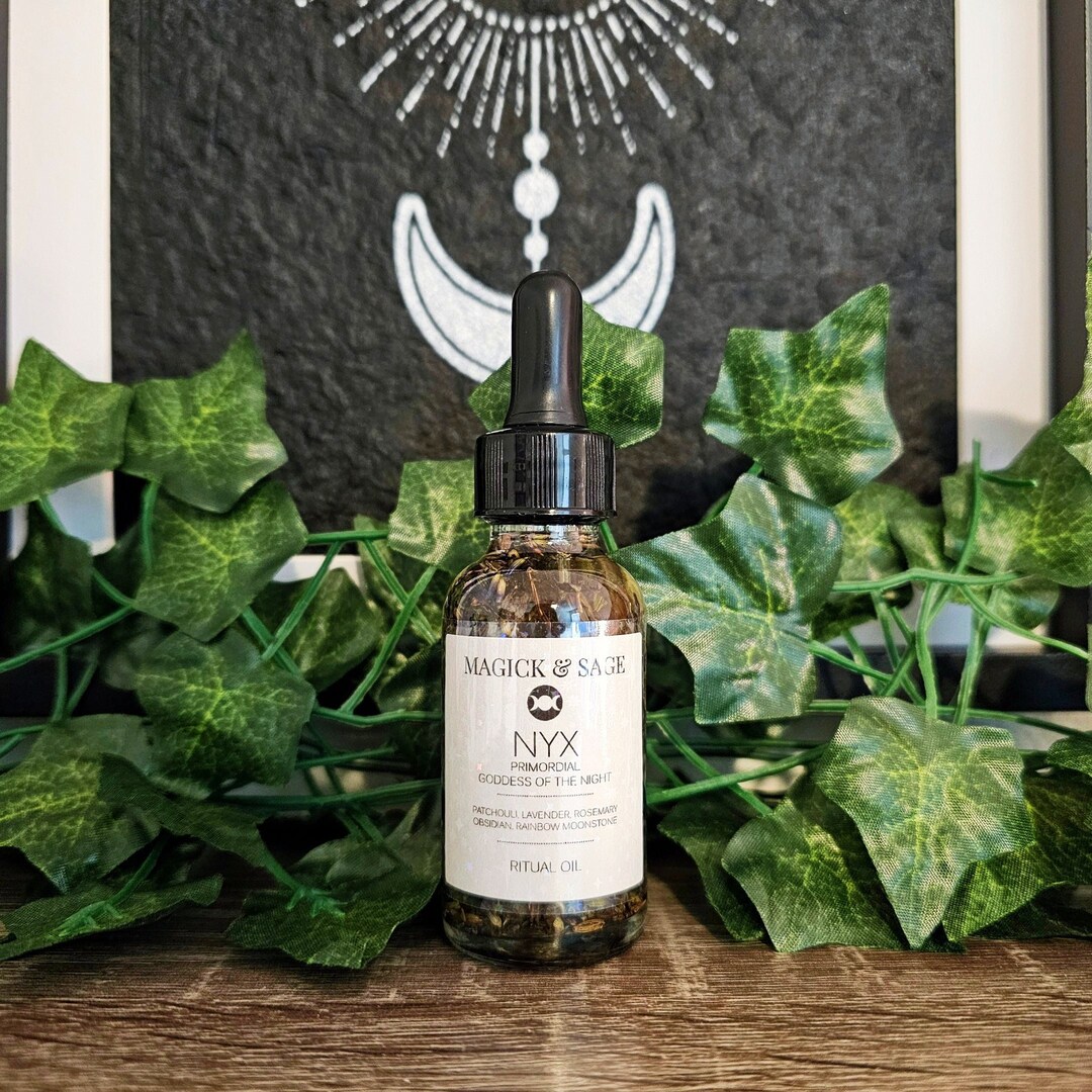 Nyx Ritual Oil - Nox - Primordial Goddess of Night - Destruction ...