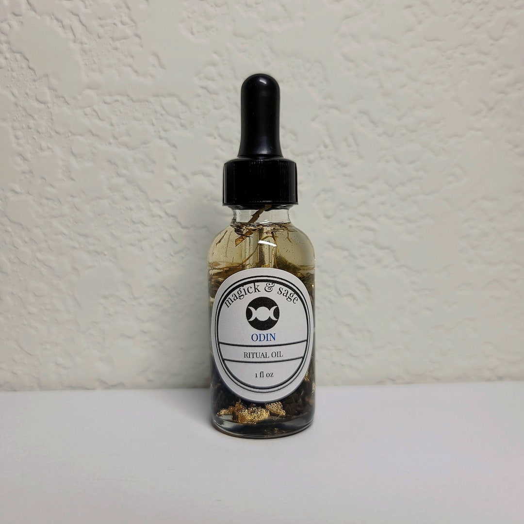Odin God Oil - Work and Connect With Óðinn - God of the Sky, War, Death ...