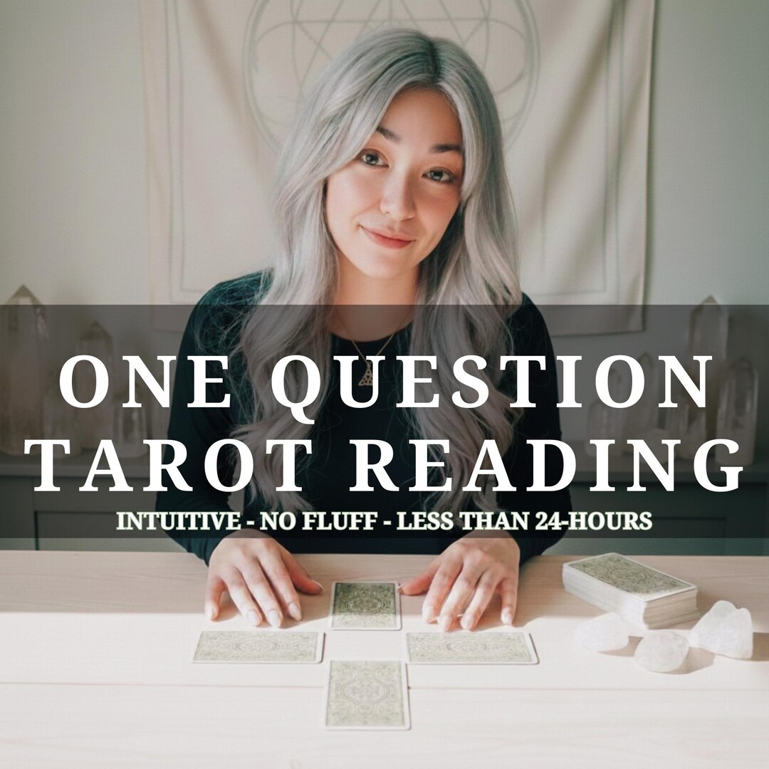 One Question Tarot Reading - .PDF & Photo - Etsy