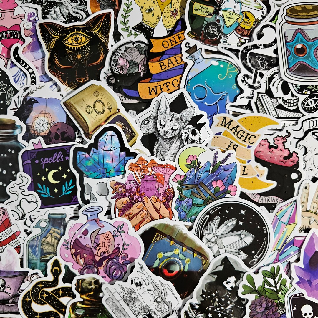 Sticker Pack - Apothecary, Crystals, Tarot, Astrology, Witchcraft ...
