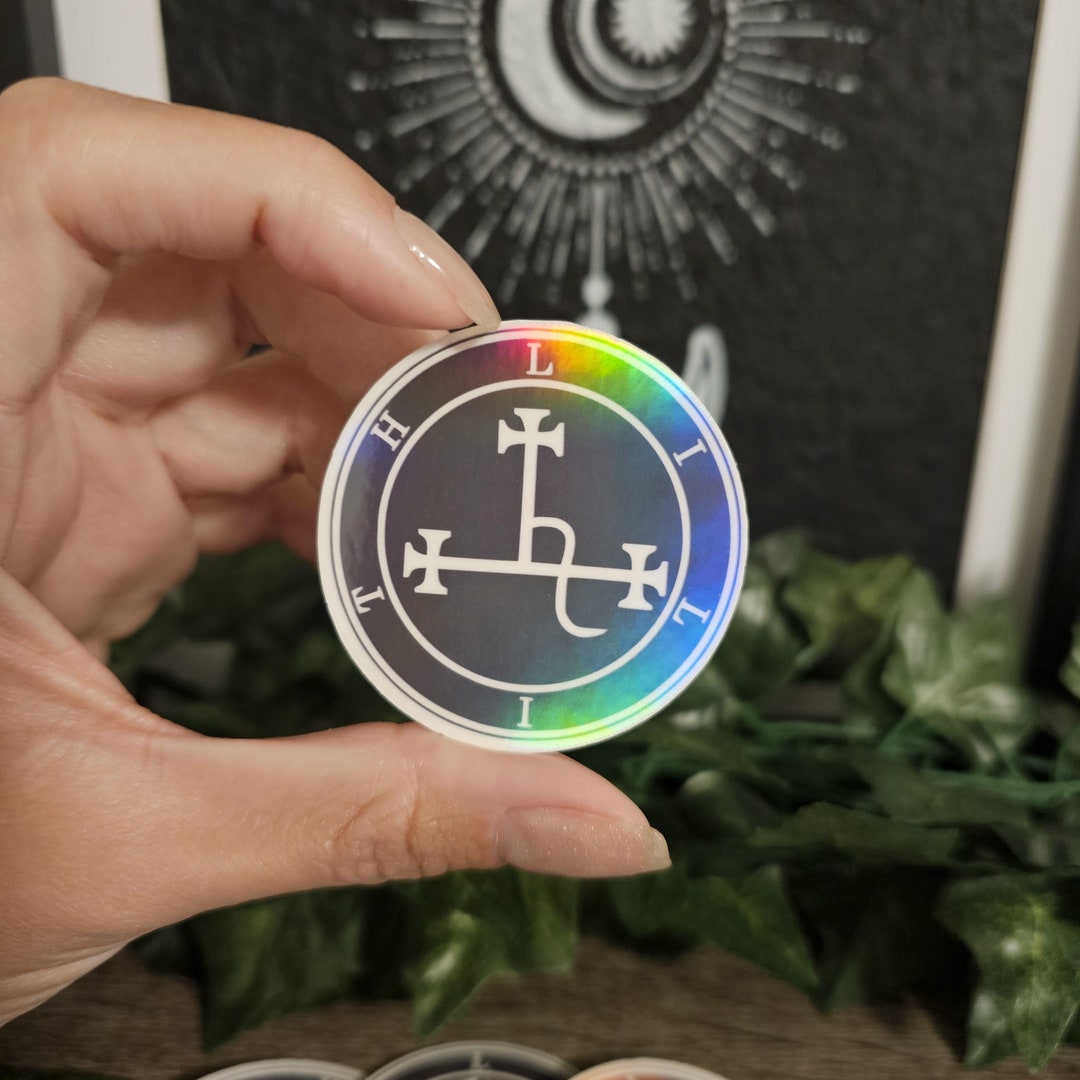 Lilith Sigil Sticker – Goddess Lilith Vinyl Decal, Witchcraft Symbol ...