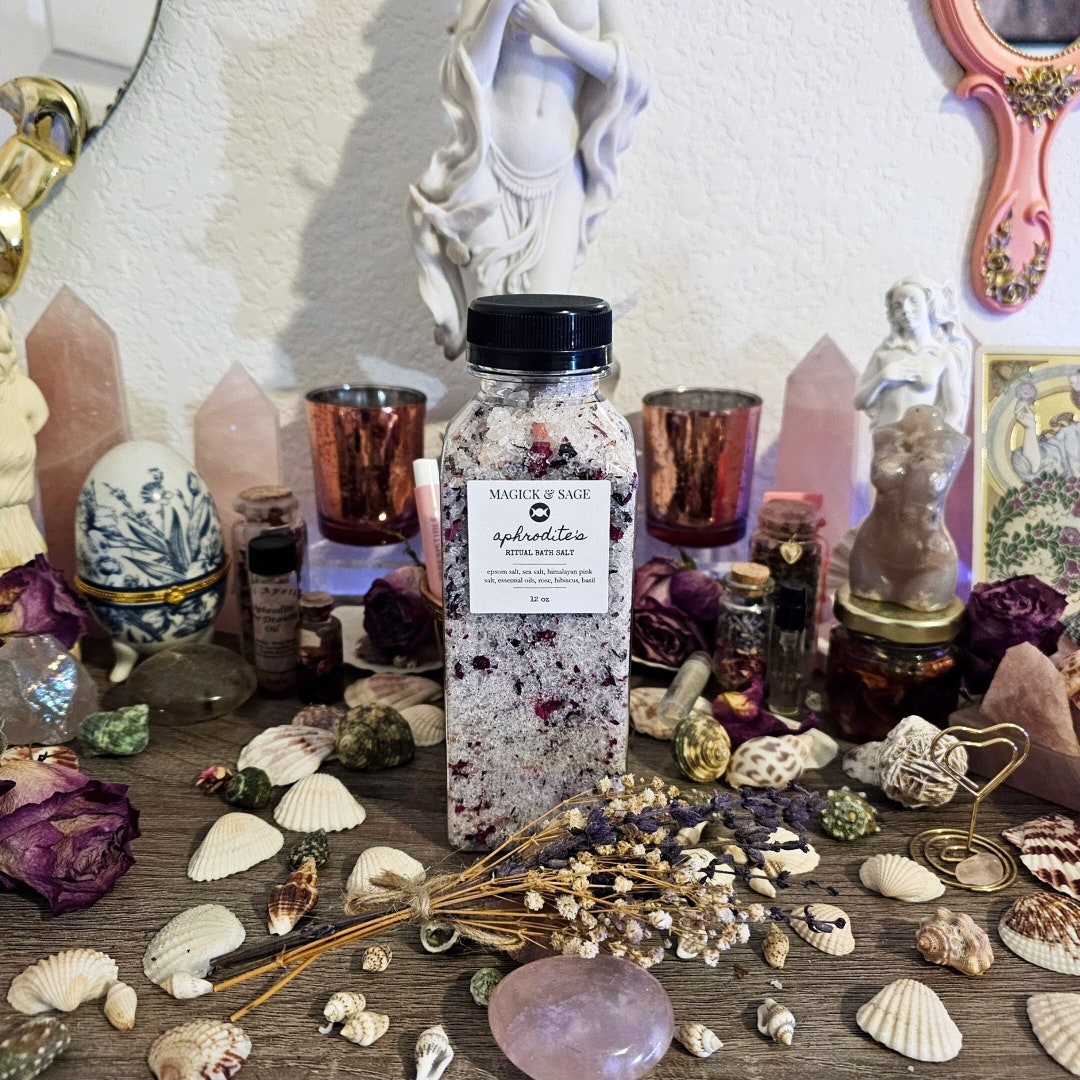 Aphrodite's Ritual Bath Salt Goddess of Love, Beauty, Pleasure Venus ...