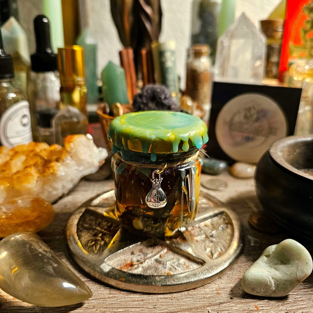 Money Honey Spell Jar - Wealth, Abundance, Prosperity - Etsy