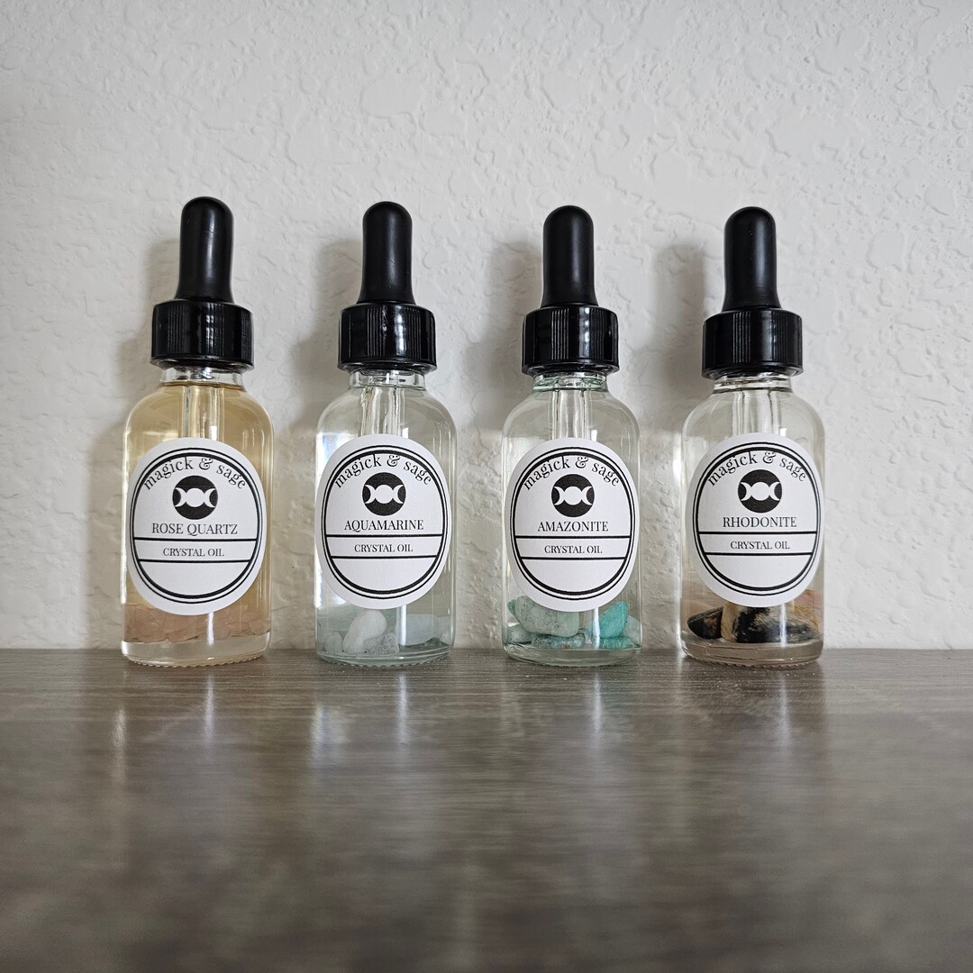 CRYSTAL Infused Oil Utilize the Power and Metaphysical Properties of ...