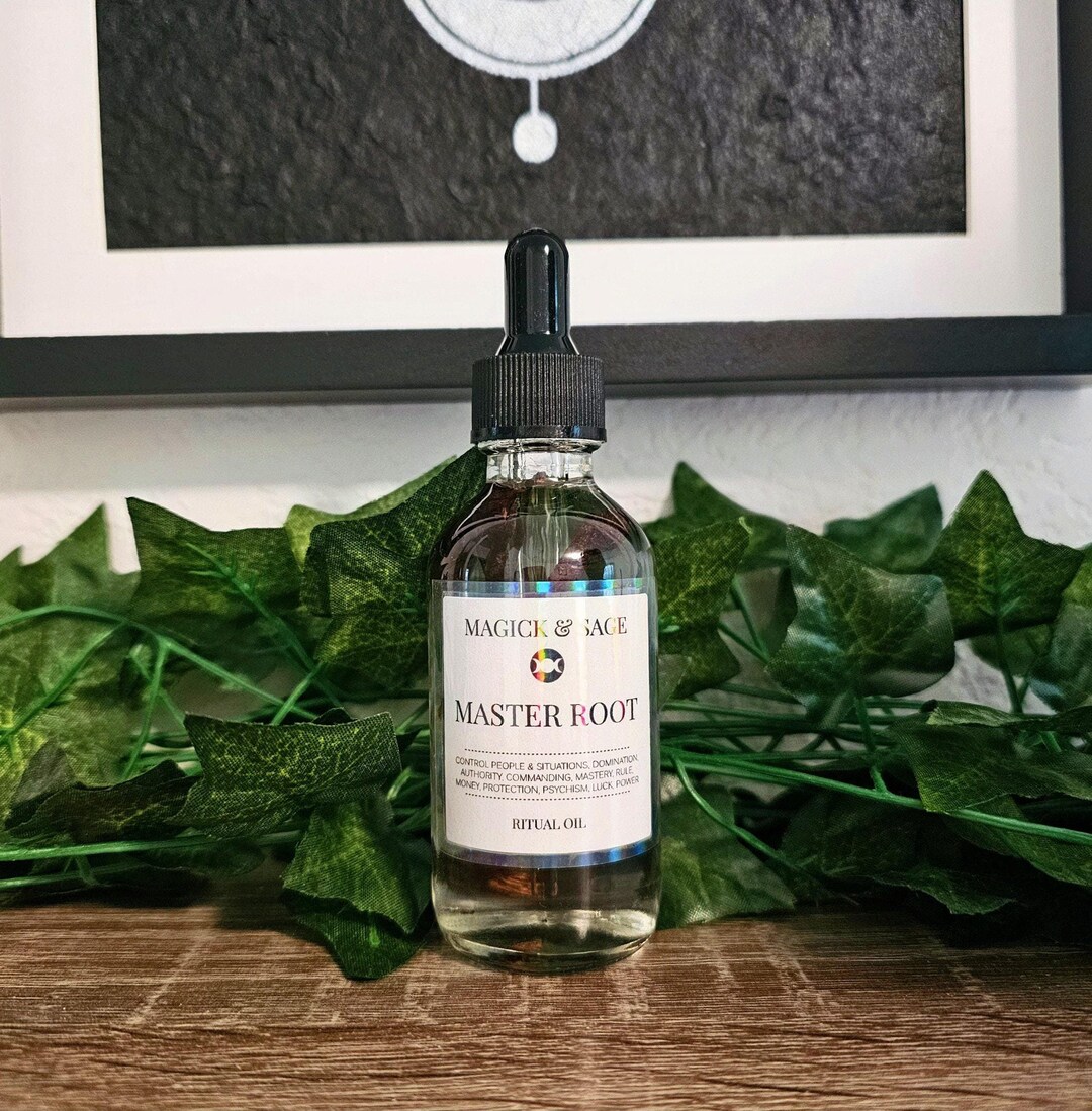Master Root Ritual Oil - Authority, Commanding, Mastery, Money Drawing ...