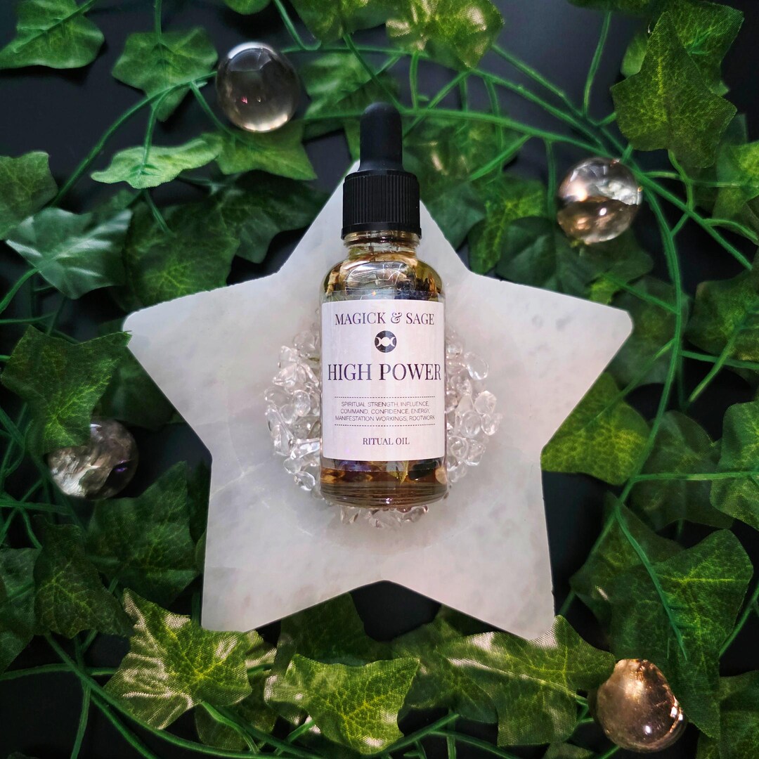 High Power Ritual Oil - Strength and Authority Work, Spellwork Blend - Etsy