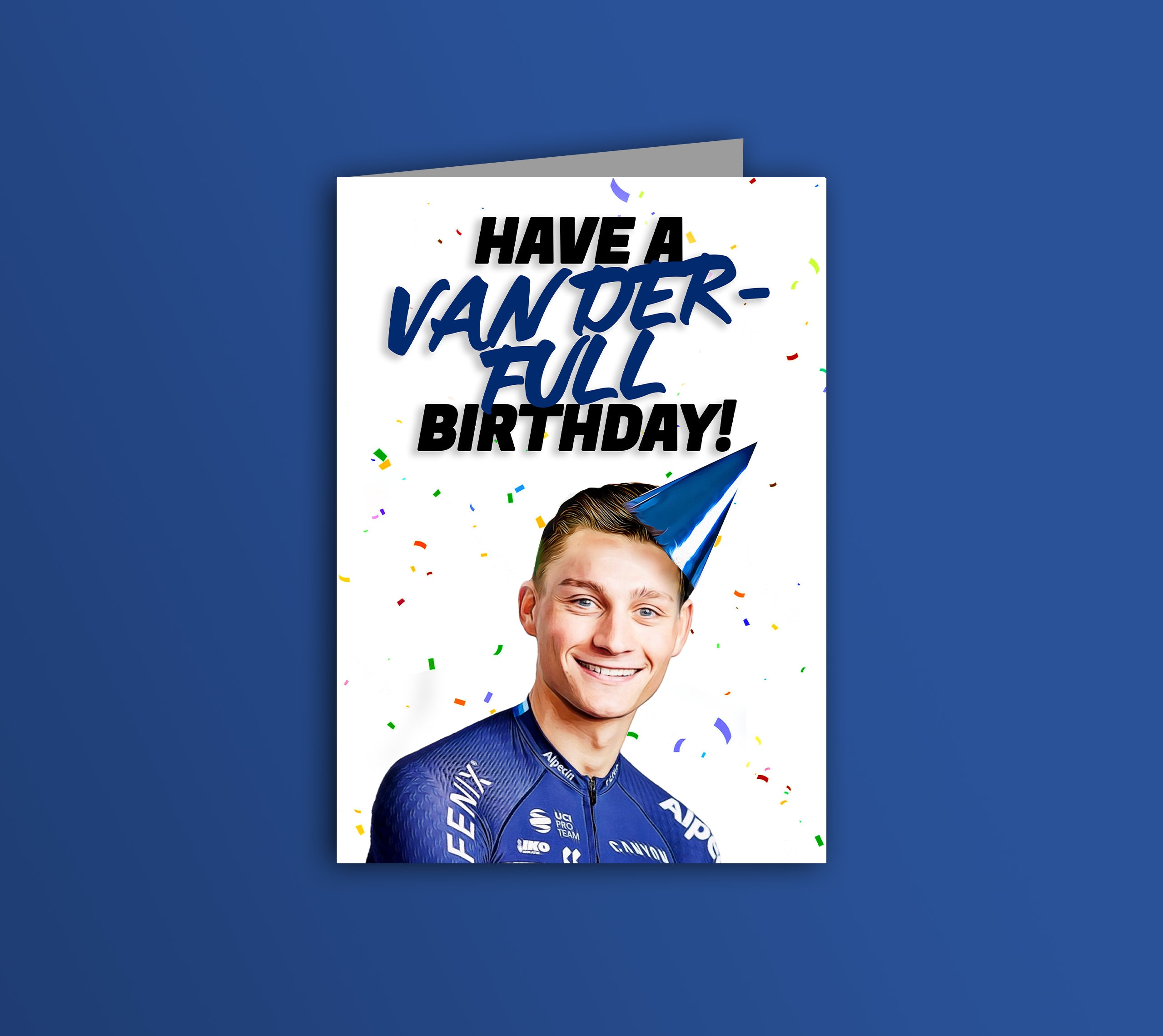 Mathieu Van Der Poel Birthday Card | MVDP | Alpecin Cycling Team ...