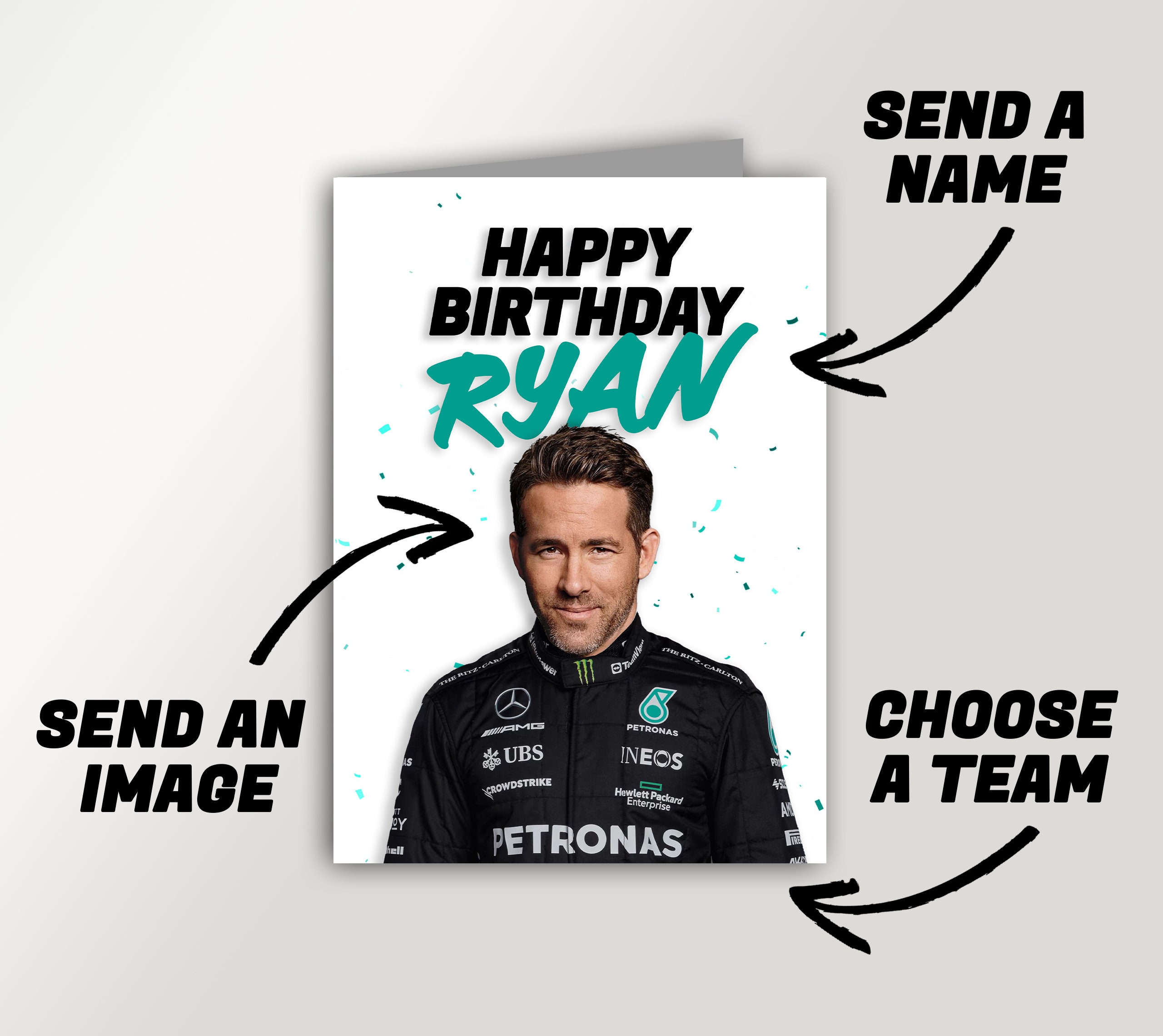 Custom F1 Birthday Card. Perfect for F1 Fans! - Etsy UK