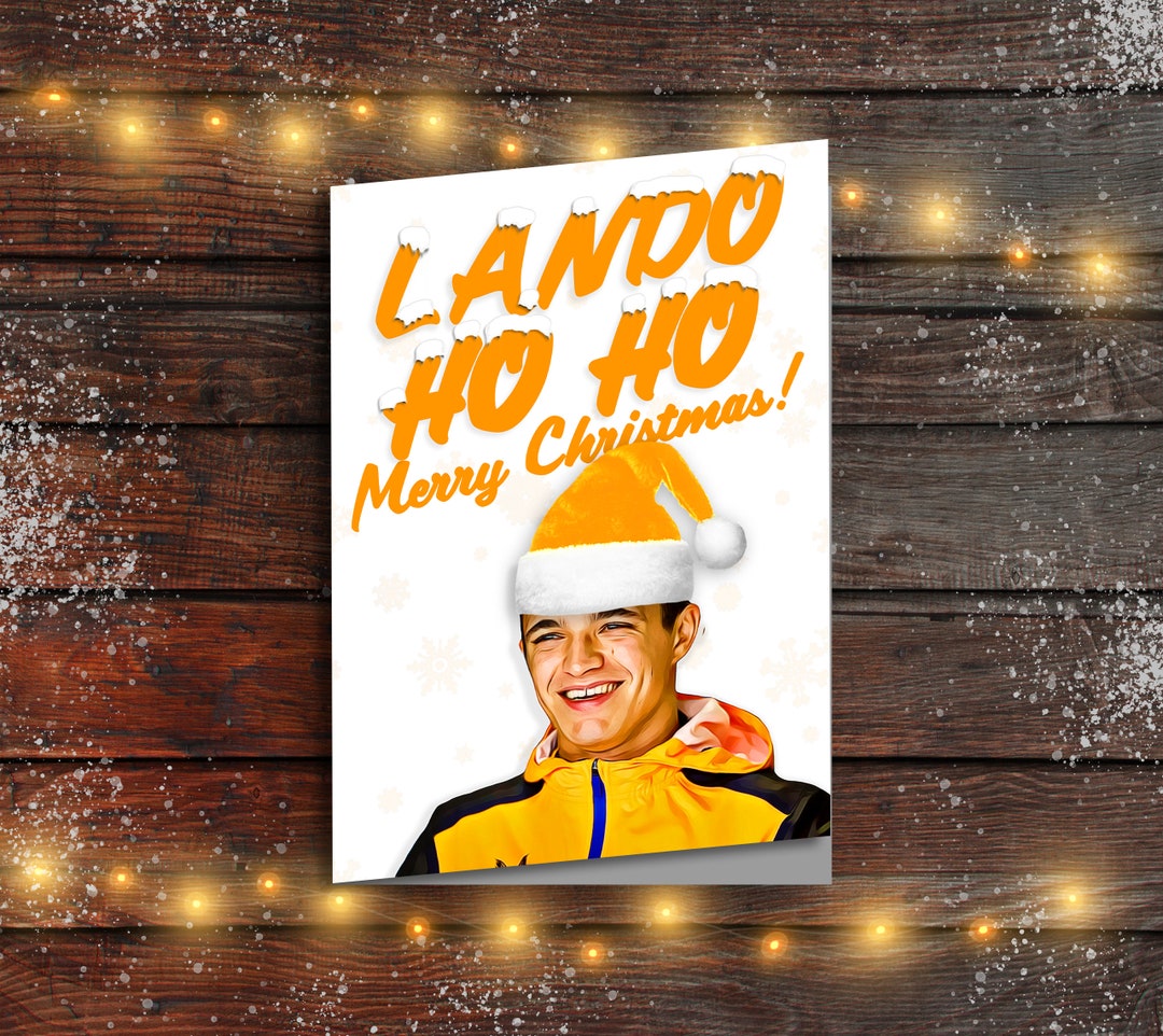 Lando Norris Christmas Card | F1 Christmas Card | Formula 1 Christmas ...