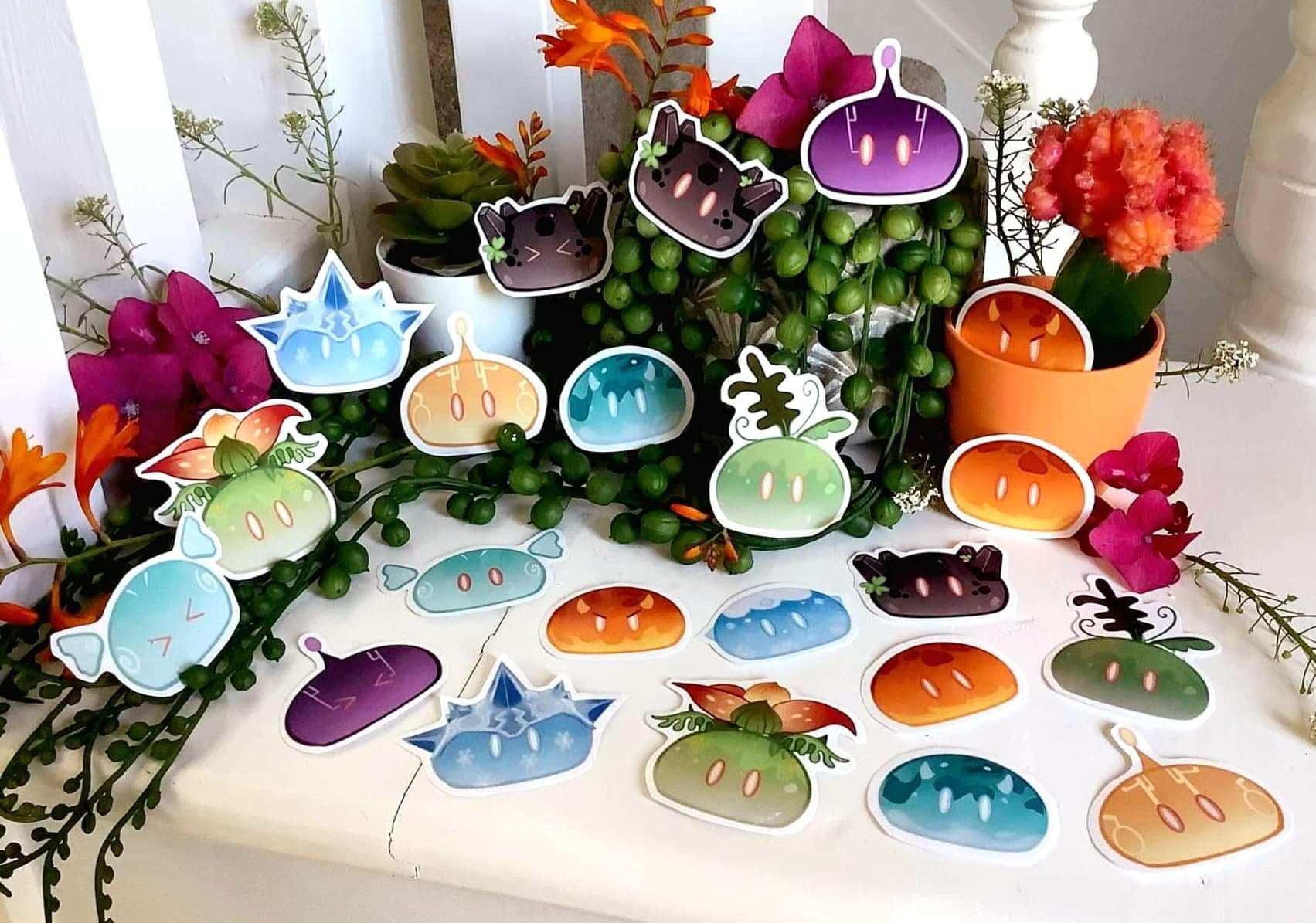 Genshin Slime Stickers - Etsy