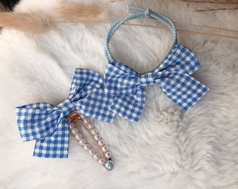 Gingham Blue - Etsy UK