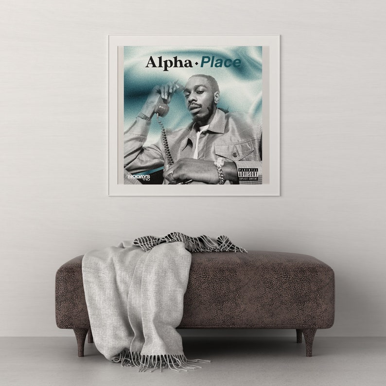 Knucks- Alpha Place Album Cover Wall Art Alternative Artwork Vinyl ...
