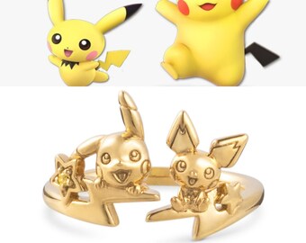 Pikachu Couple Ring - Etsy
