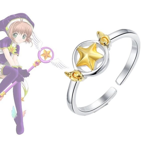 Card Captor Sakura Sterling Silver Ring Clow Card Sakura
