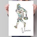 Personalised Rugby Player Print Custom Rugby Print - Etsy UK