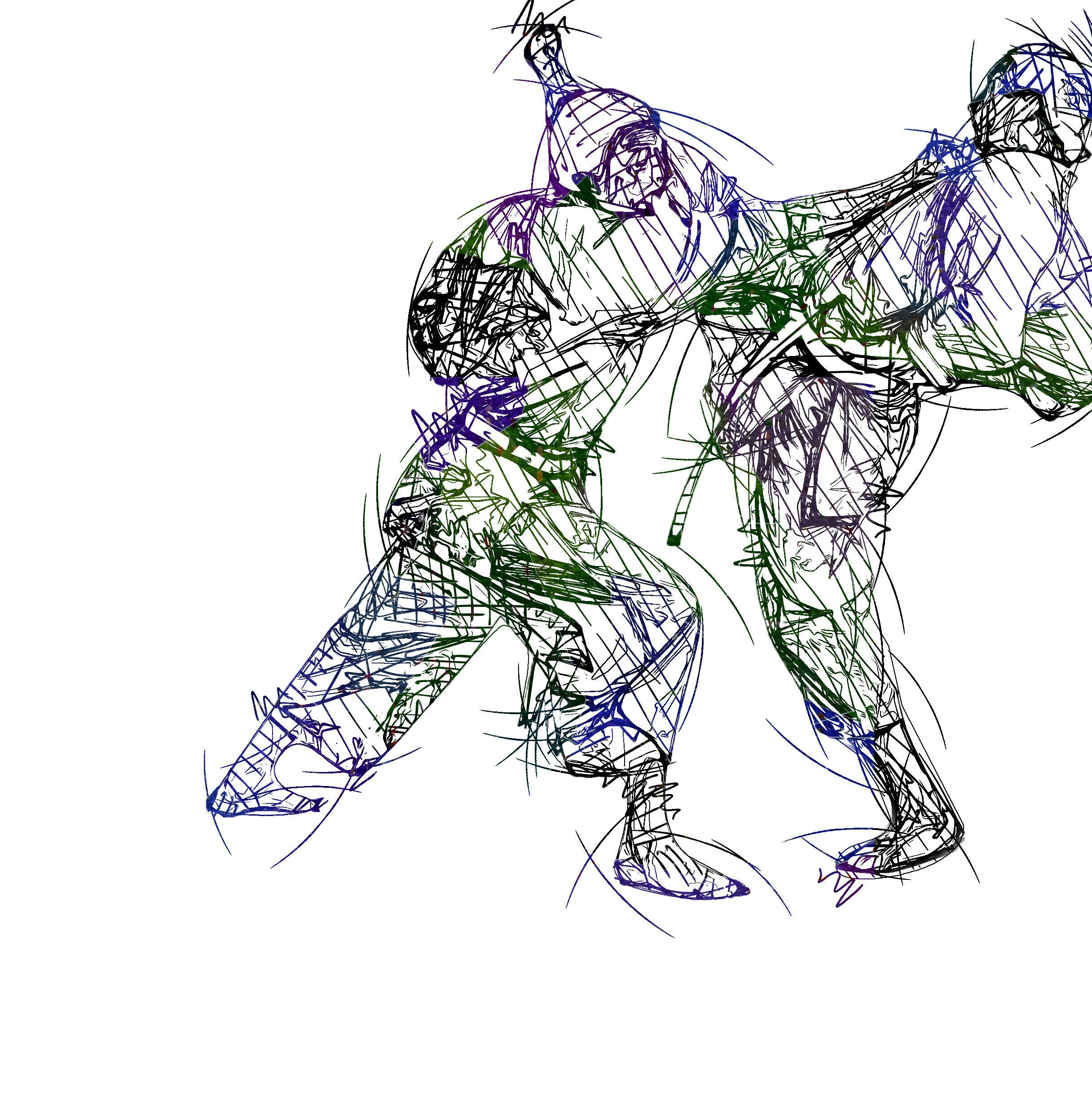 Karate Set of Prints Karate Drawings Karate Sketch Prints - Etsy