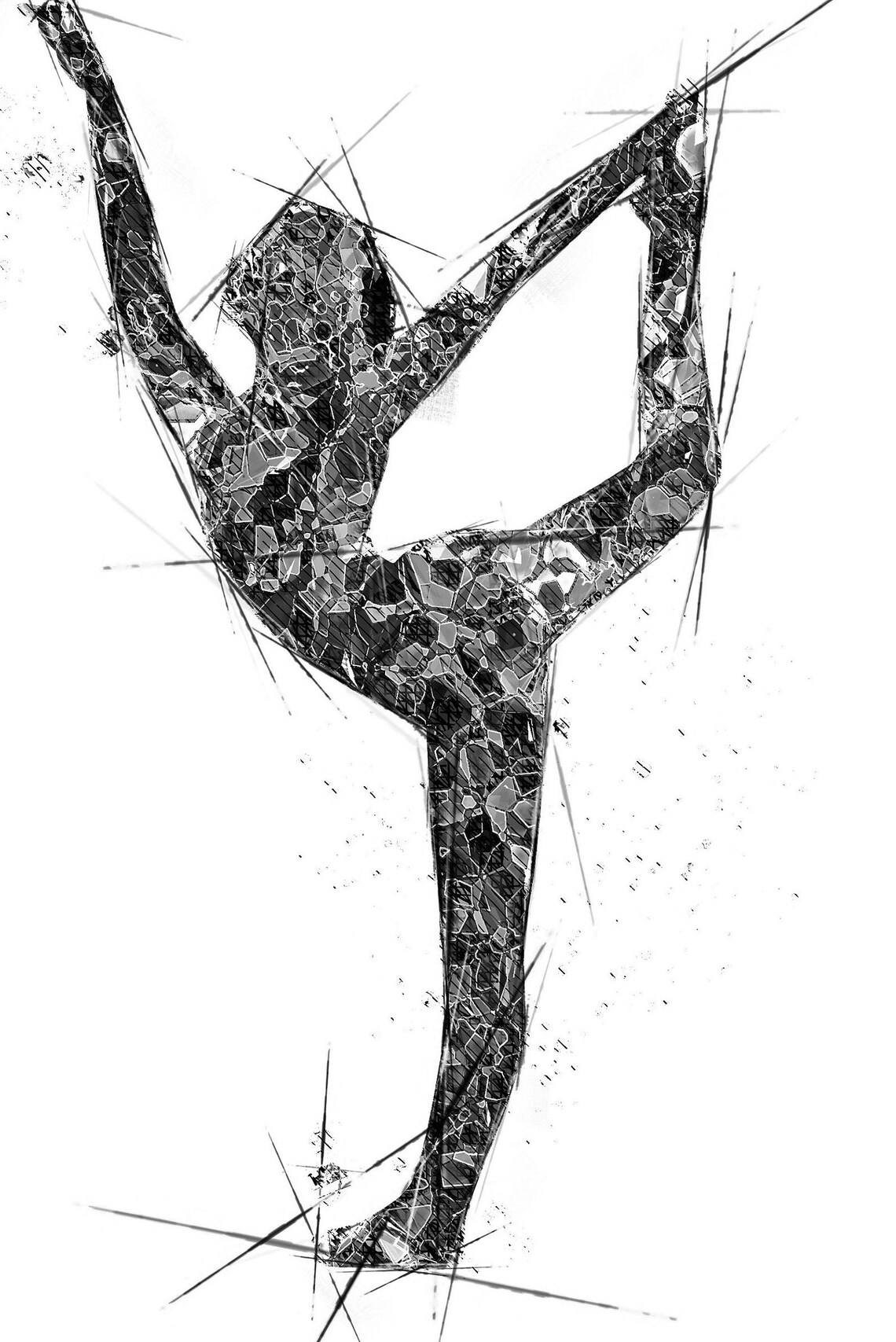 Gymnastic Prints Female Gymnast Prints Gymnastic Wall Art - Etsy