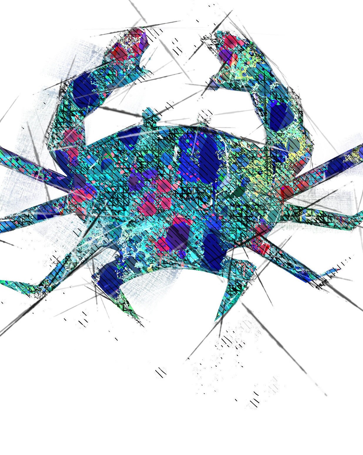 Sea Creature Posters Sea Creature Wall Art Sea Horse Print - Etsy