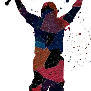 Abstract Cricket Prints, Set of Cricket Prints, Gift for Cricketer ...