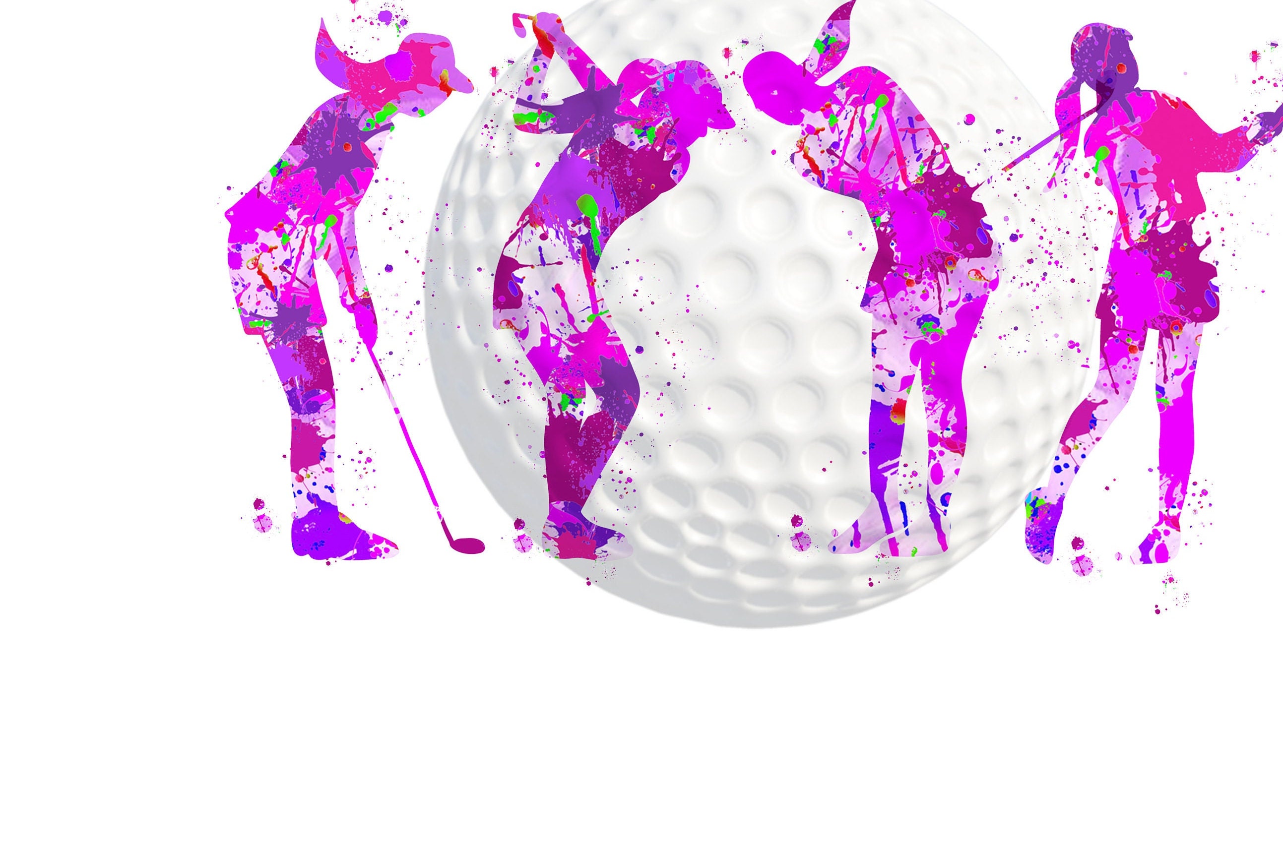 Women' S Golf Prints Custom Golf Poster Golf Poster - Etsy