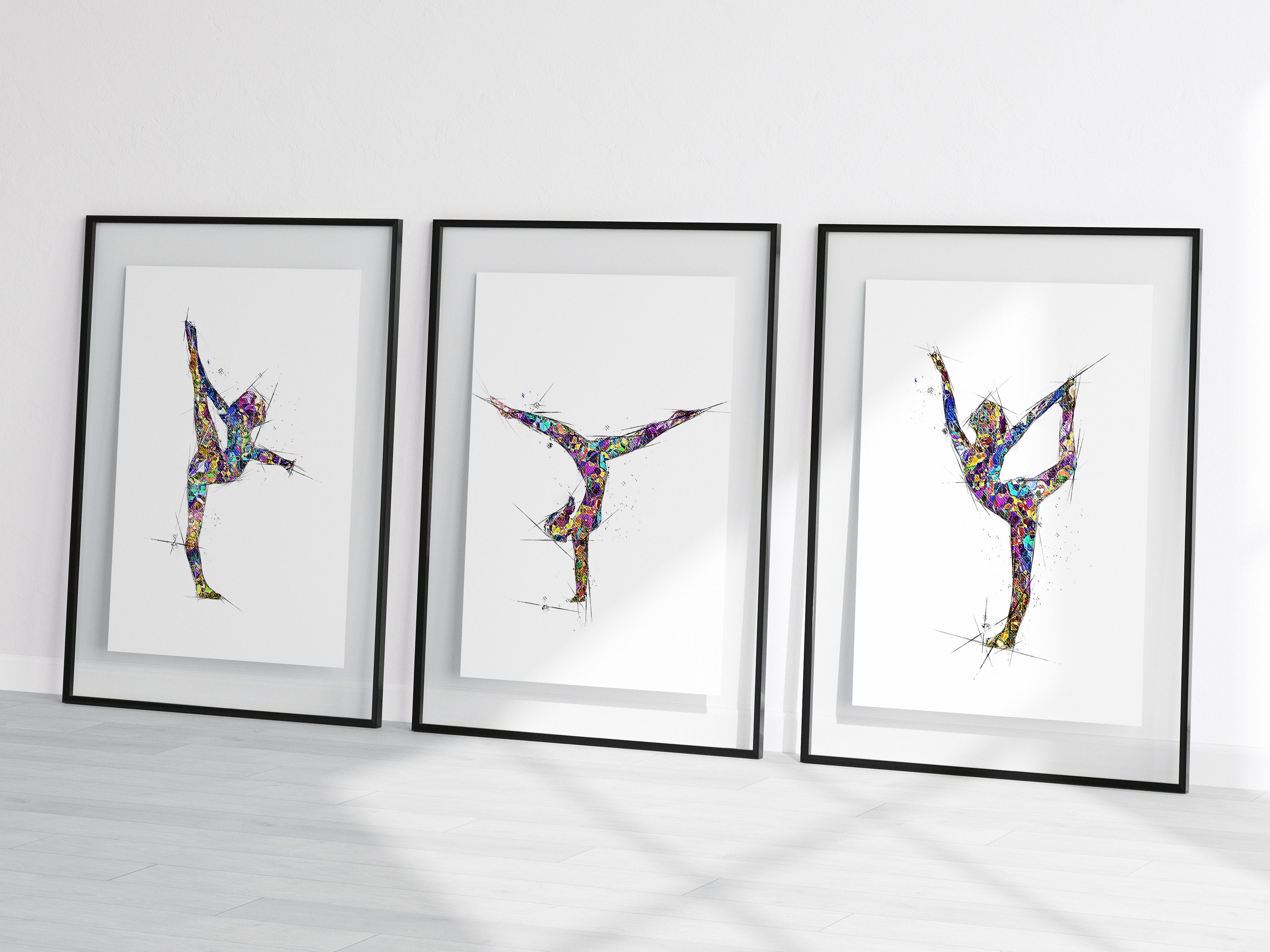 Set of Gymnastic Prints Gymnast Posters Personalised Gymnast - Etsy UK