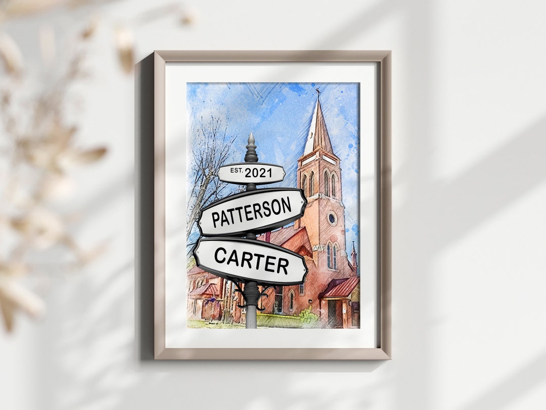 Personalised Street Signs, Custom Street Sign Prints, Personalised ...