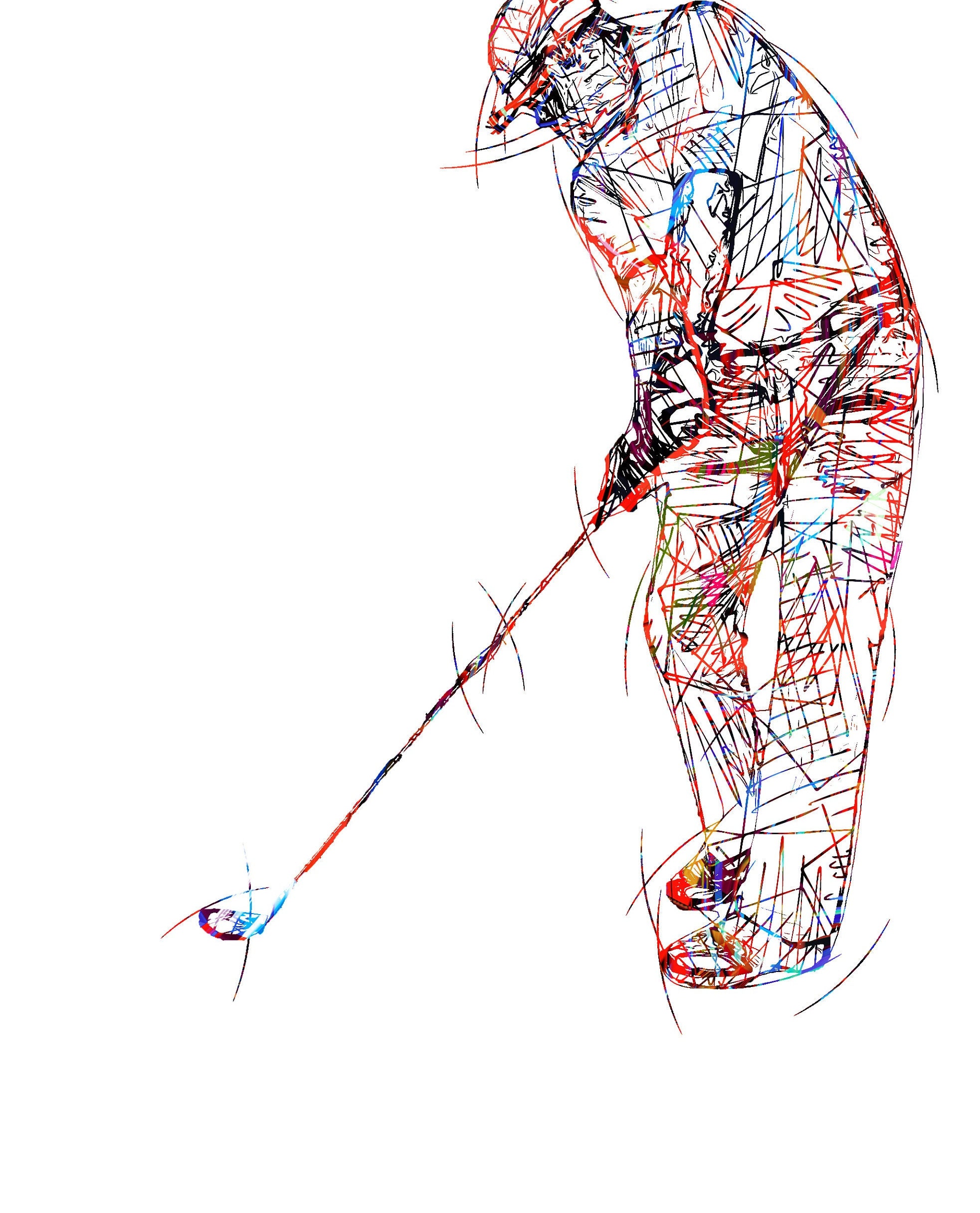 Golf Sketch Prints Golfing Set of Prints Gift for Golfers - Etsy