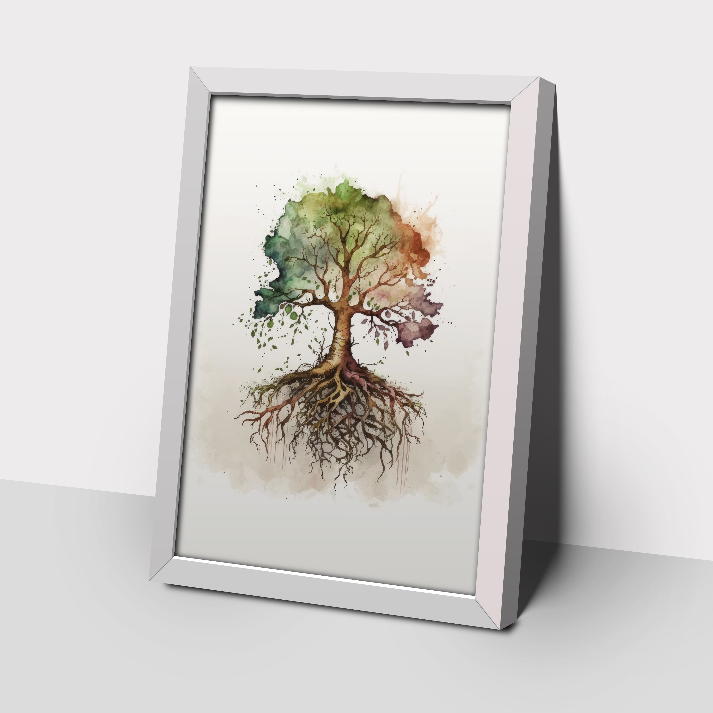 Tree of Life Print Tree of Life Art Tree Art Colourful Tree - Etsy