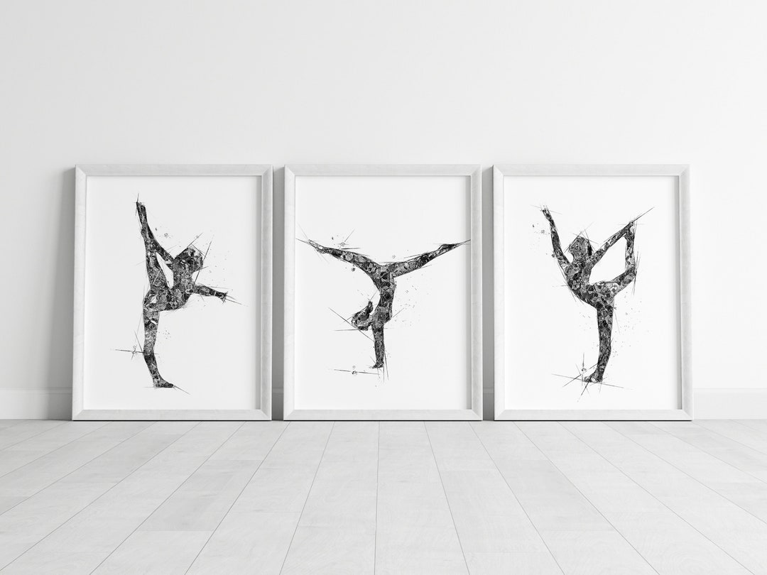Gymnastic Prints, Female Gymnast Prints, Gymnastic Wall Art, Gift for ...