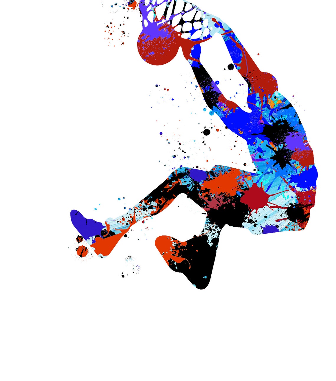 Basketball Poster, Basketball Custom Prints, Basketball Player Art ...
