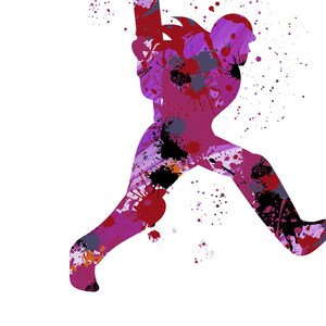 Women's Cricket Print, Lady Cricket Gift Print, Female Cricketer Gift ...