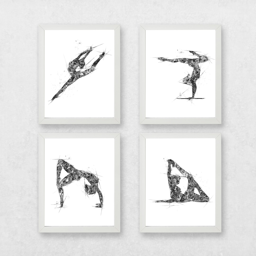 Gymnastic Prints, Female Gymnast Prints, Gymnastic Wall Art, Gift for ...
