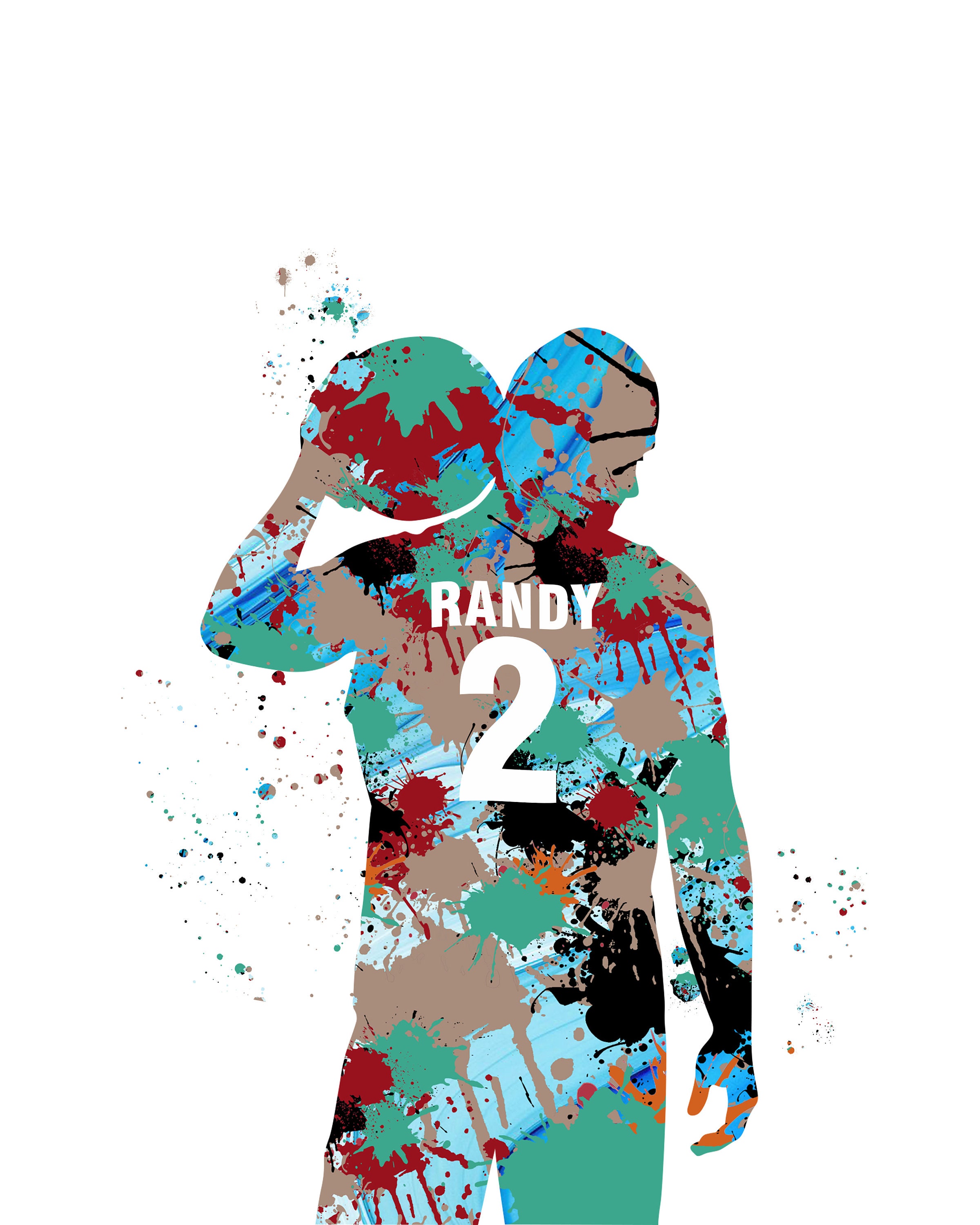 Personalised Cricket Print, Custom Cricket Print, Personalised Cricket ...