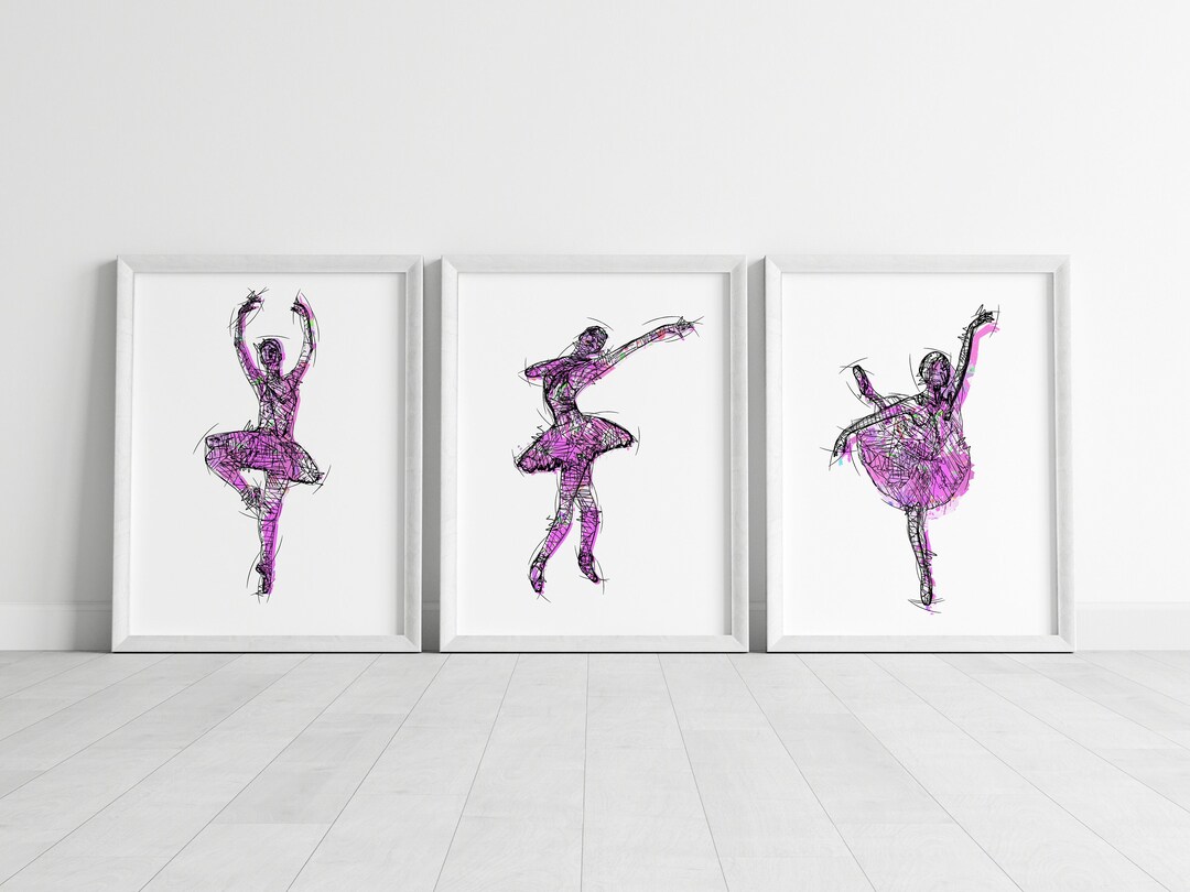 Ballet Dancer Gift, Gift for a Ballet Dancer, Ballet Prints, Pink ...