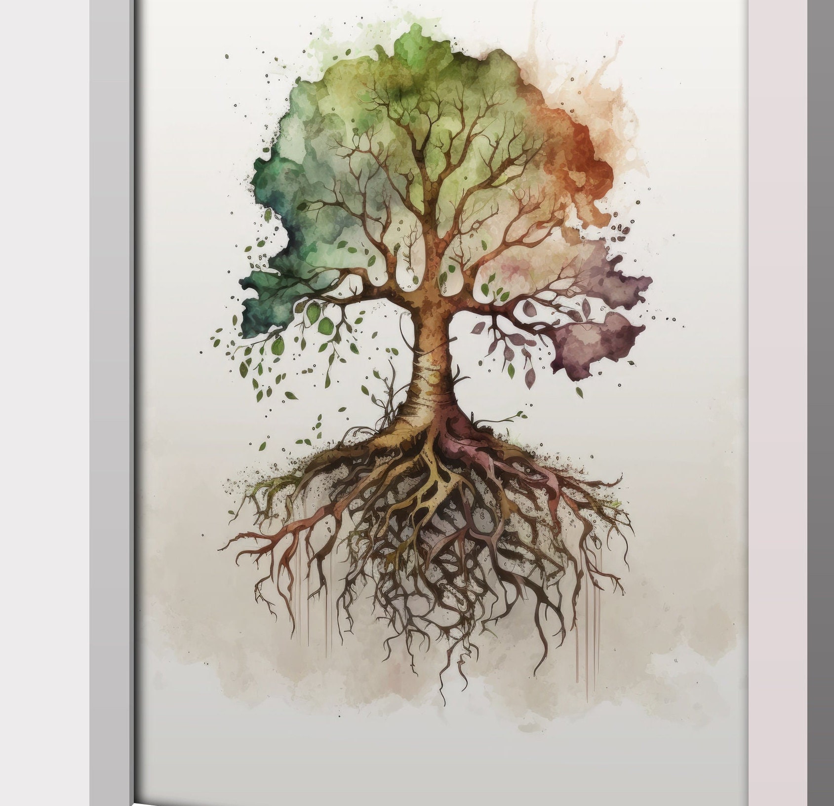 Tree of Life Print Tree of Life Art Tree Art Colourful Tree - Etsy