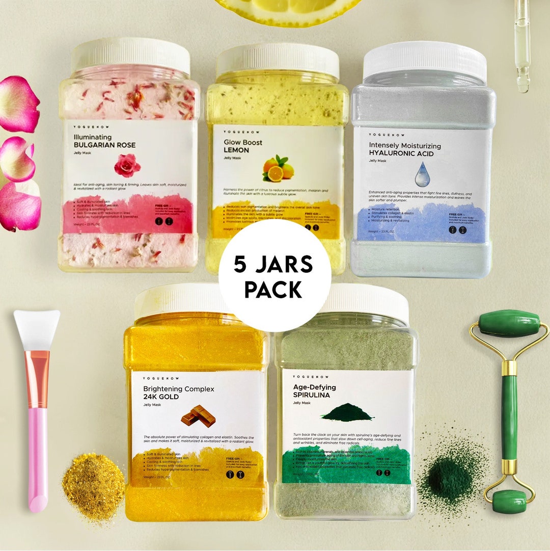 Jelly Face Mask | Voguenow 5 Flavors Moisturizing Hydro Jelly Face Mask ...