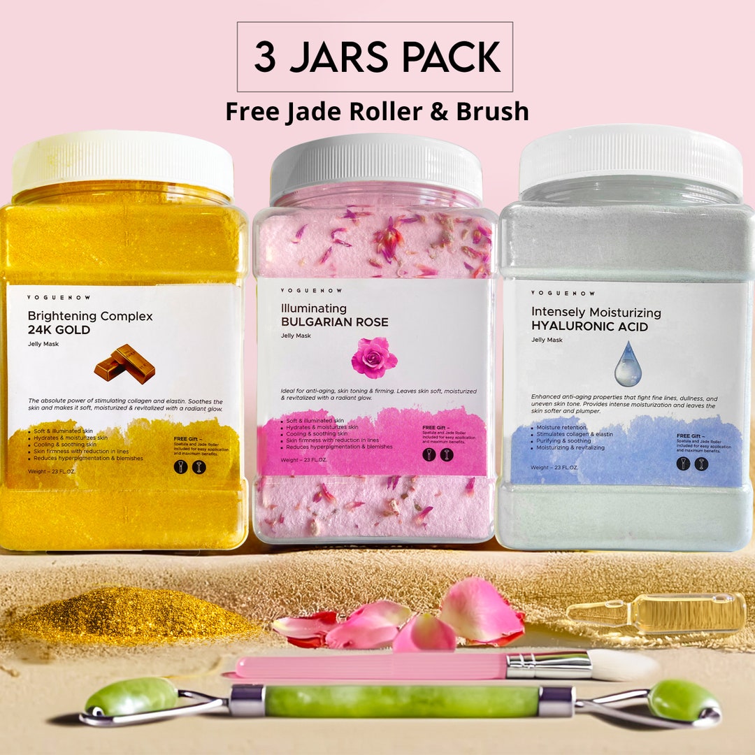 Jelly Face Mask | Voguenow 3 Flavors Moisturizing Hydro Jelly Face Mask ...