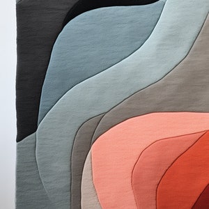 Modern Rectangular Shape Contemporary Abstract Pattern Premium Woolen ...