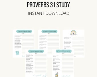Proverbs 31 Bible Study - Etsy